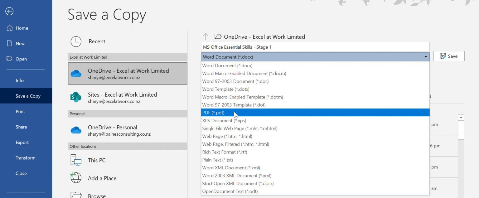 How to check and remove document properties in Word - Excel at Work