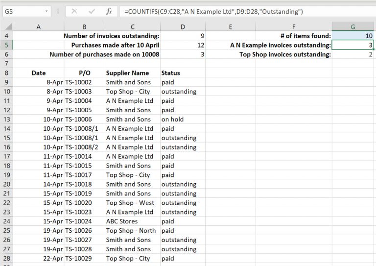 Excel Count cells with Text (3 easy functions + 9 valuable formula examples) - Excel at Work