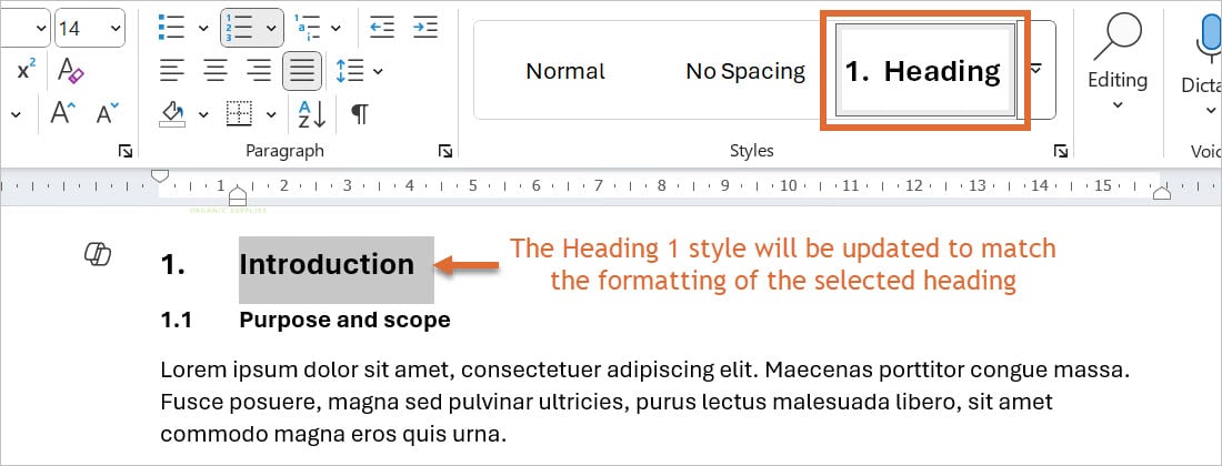 How To Insert And Format Table Of Contents In Microsoft Word - Excel at Work