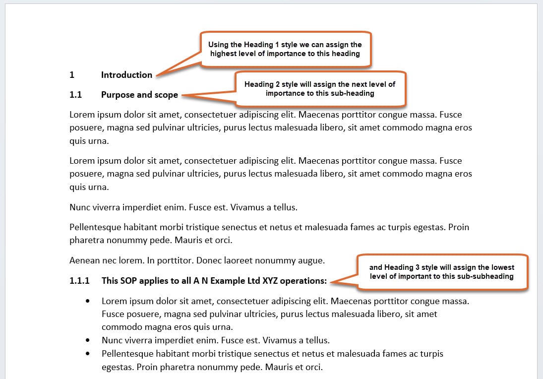How To Insert And Format Table Of Contents In Microsoft Word - Excel at Work