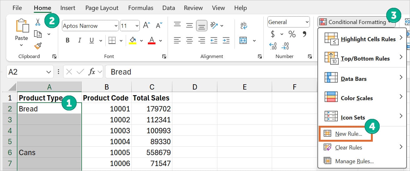 Quickly Fill Blank Cells With Value Above In Excel - Excel at Work