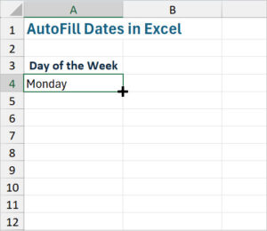 How to Create a List of Dates in Excel – Autofill Days, Weeks, Months ...